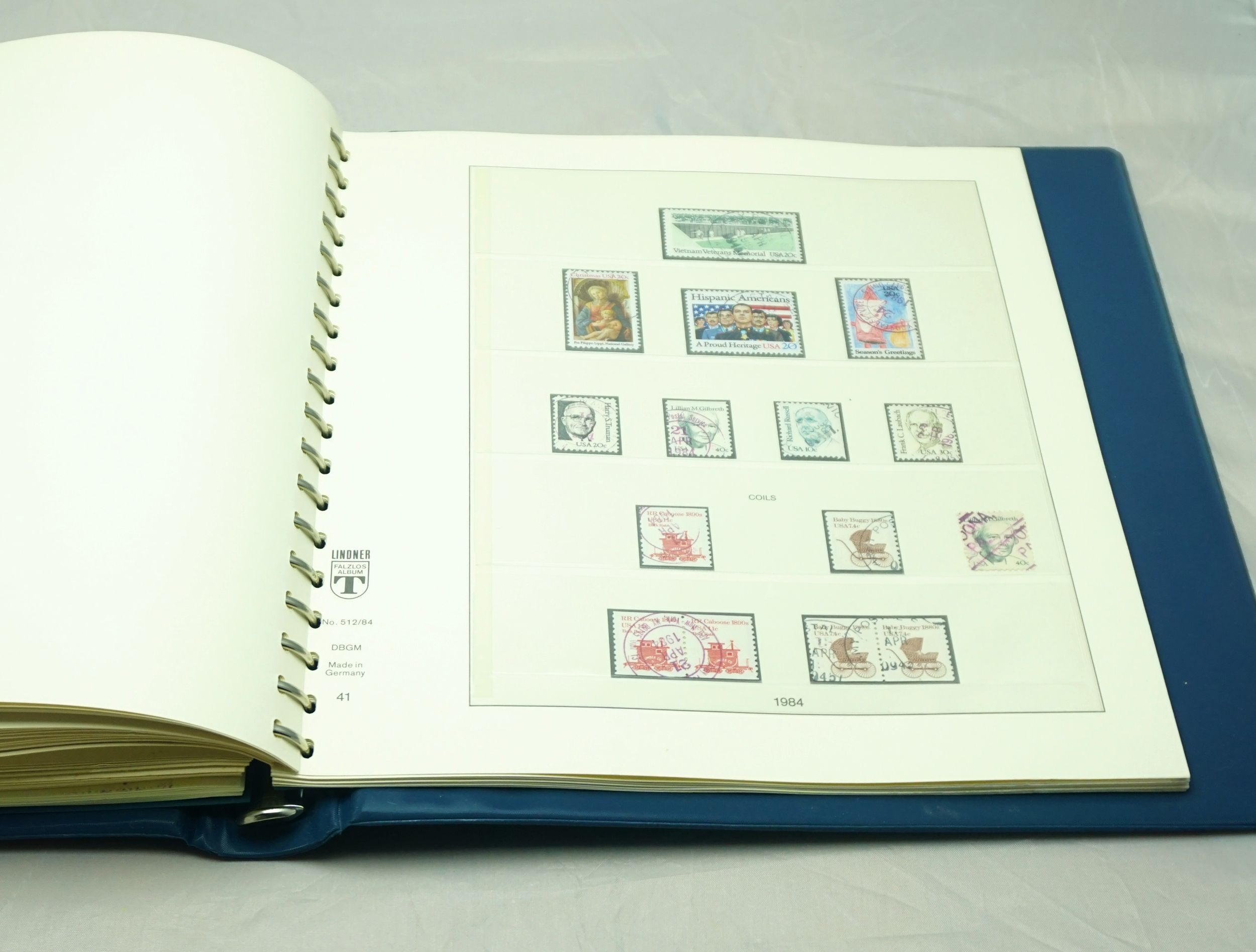 Lindner USA Postage Stamp Booklet Collection in 10 Hingeless Albums up ...
