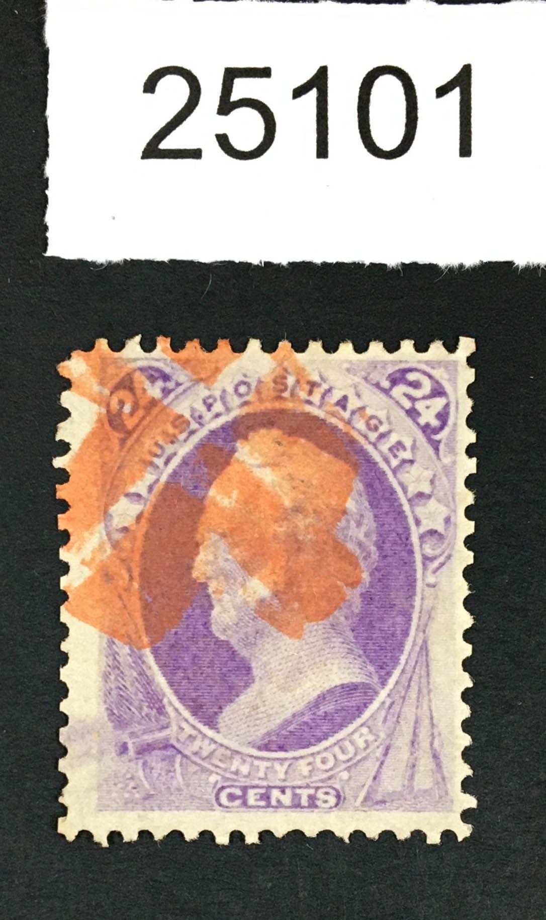 US Stamps # 153 RED Cancel Rich Color Used Sound $240 LOT #25101 ...