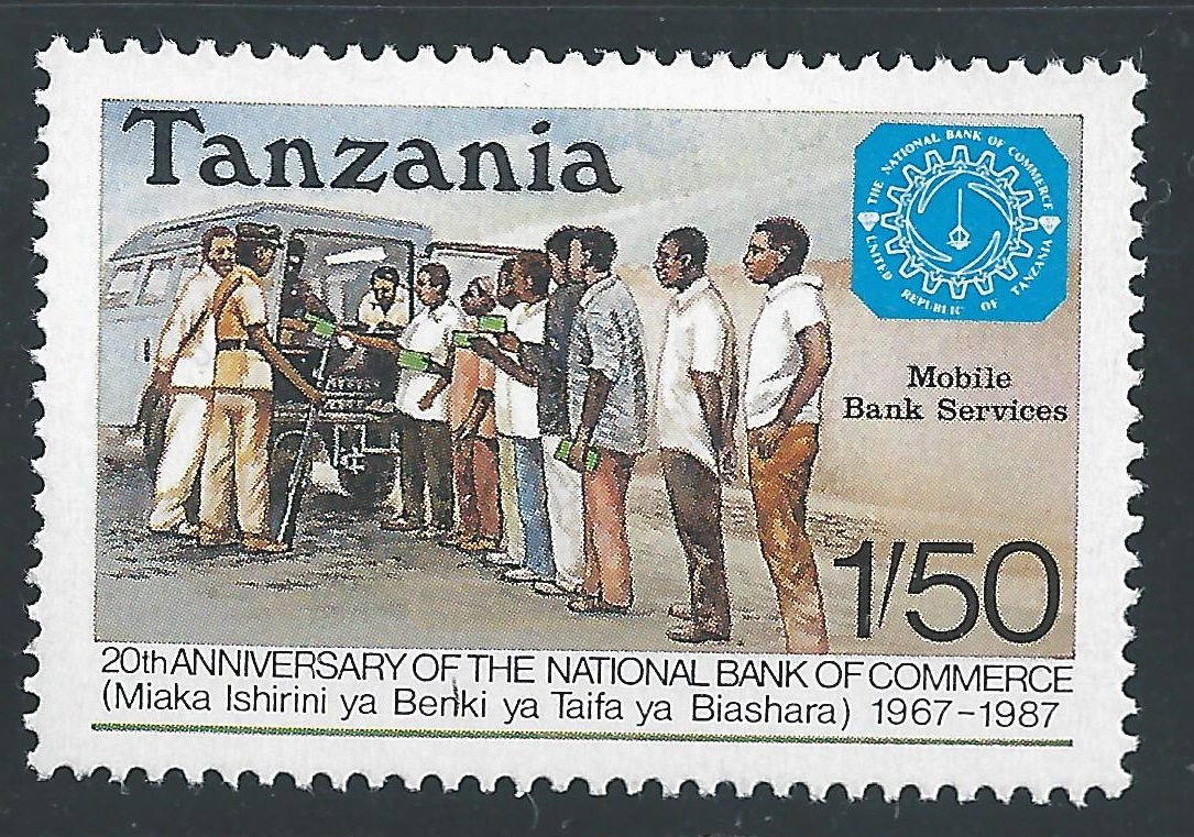 Tanzania #356 1.50sh Mobile Bank | Africa - Tanzania, General Issue ...