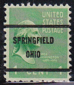 Precancel - Springfield, OH PSS 804-61 - Bureau Issue | United States ...