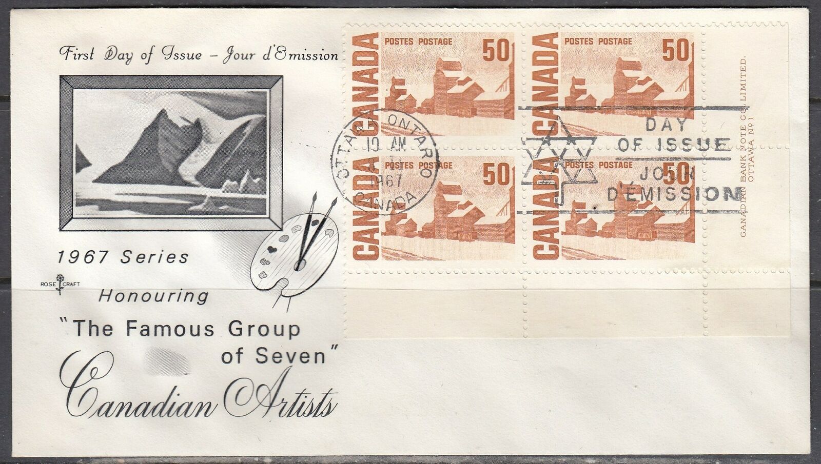 Canada Scott 465A LR Pl #1 FDC - 1967-73 Centennial Issue | Canada ...