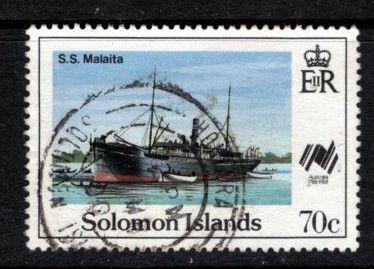 Solomon Islands #620 Ships - SS Malaita - Used | Australia & Oceania ...