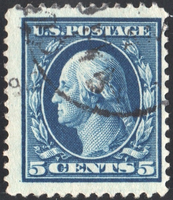 SC#378 5¢ Washington Single (1911) Used | United States, General Issue ...