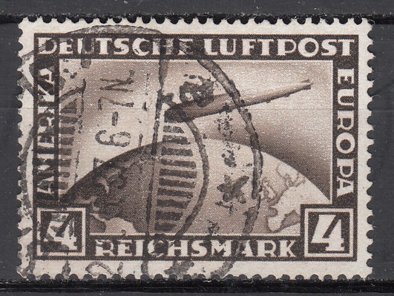 Germany - 1928 "4M" Graf Zeppelin Mi# 424 (9382) | Europe - Germany ...