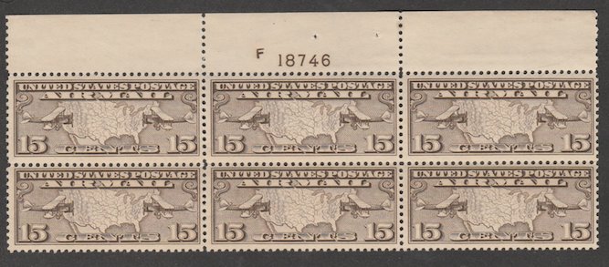 U.S. Scott #C8 Airmail Stamp - Mint NH Plate Block | United States, Air ...
