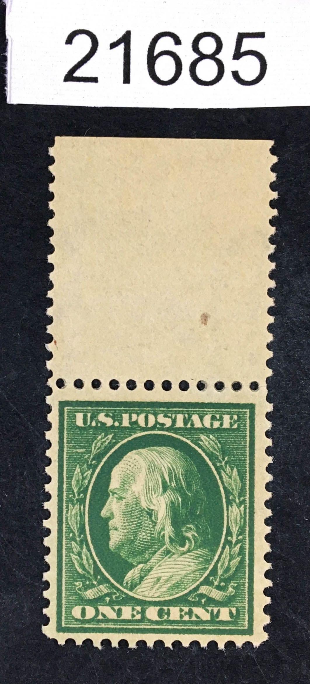 US Stamps # 357 Blue Paper Mint OG LH VF $90 LOT #21685 | United States ...