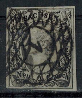 States - Saxony - Scott 9 | Europe - Germany & Colonies - German States ...