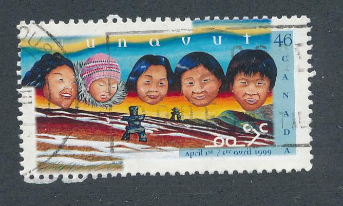 Canada 1999 Scott 1784 used - 46c, Nunavut, April 1st 1999 | Canada ...