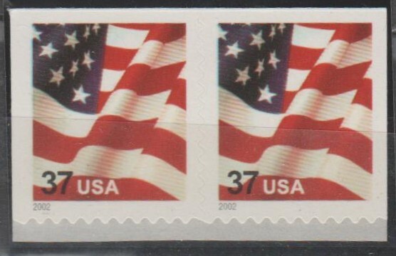 #3636, Pair E/T " Flag " MNH, (37 cent) | United States, General Issue ...