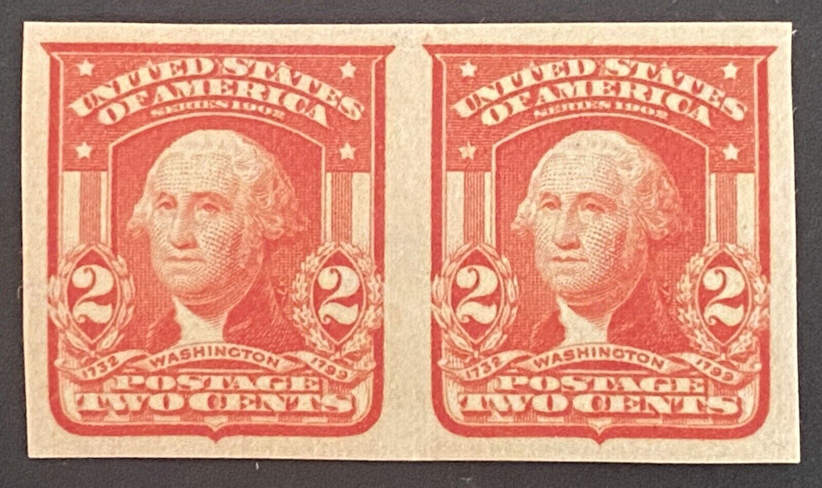 US Stamps - SC# 320 - MH - Pair - SCV = $32.50 | United States, General ...
