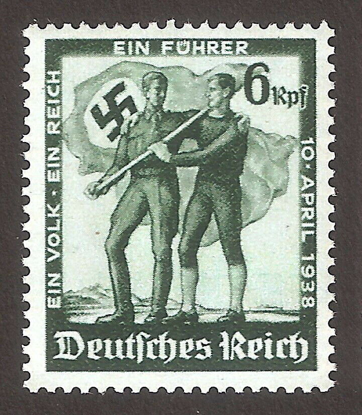 Germany 1938 German and Austrian (1v Cpt) MNH | Europe - Germany ...
