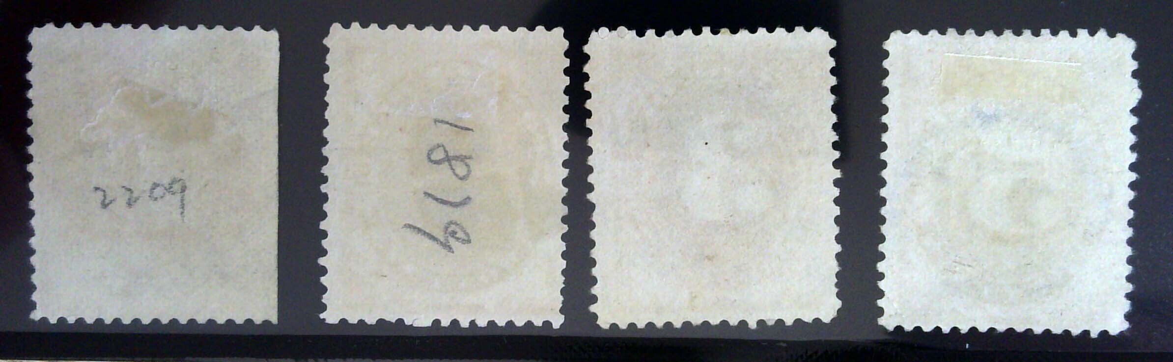 Scott #J1-J4 - Brown - Postage Due Stamps Lot - Used - 1879 | United ...