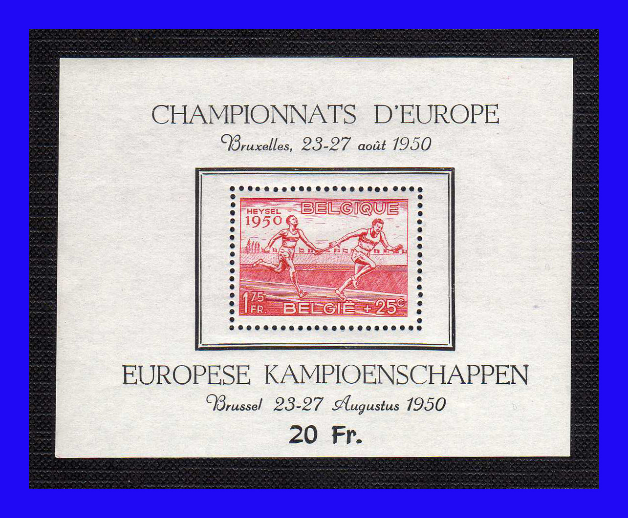 1950 - Belgica - Scott n HB 482a - valor catalogo 90€ - MNH - BE- 030 ...