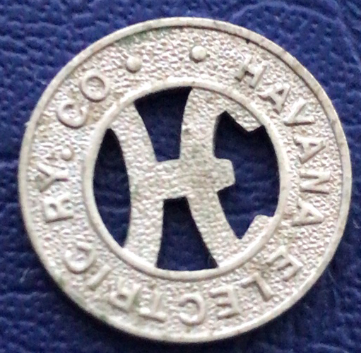 Cuba Token Electric Company Havana One Trip Tranvia | Caribbean - Cuba ...