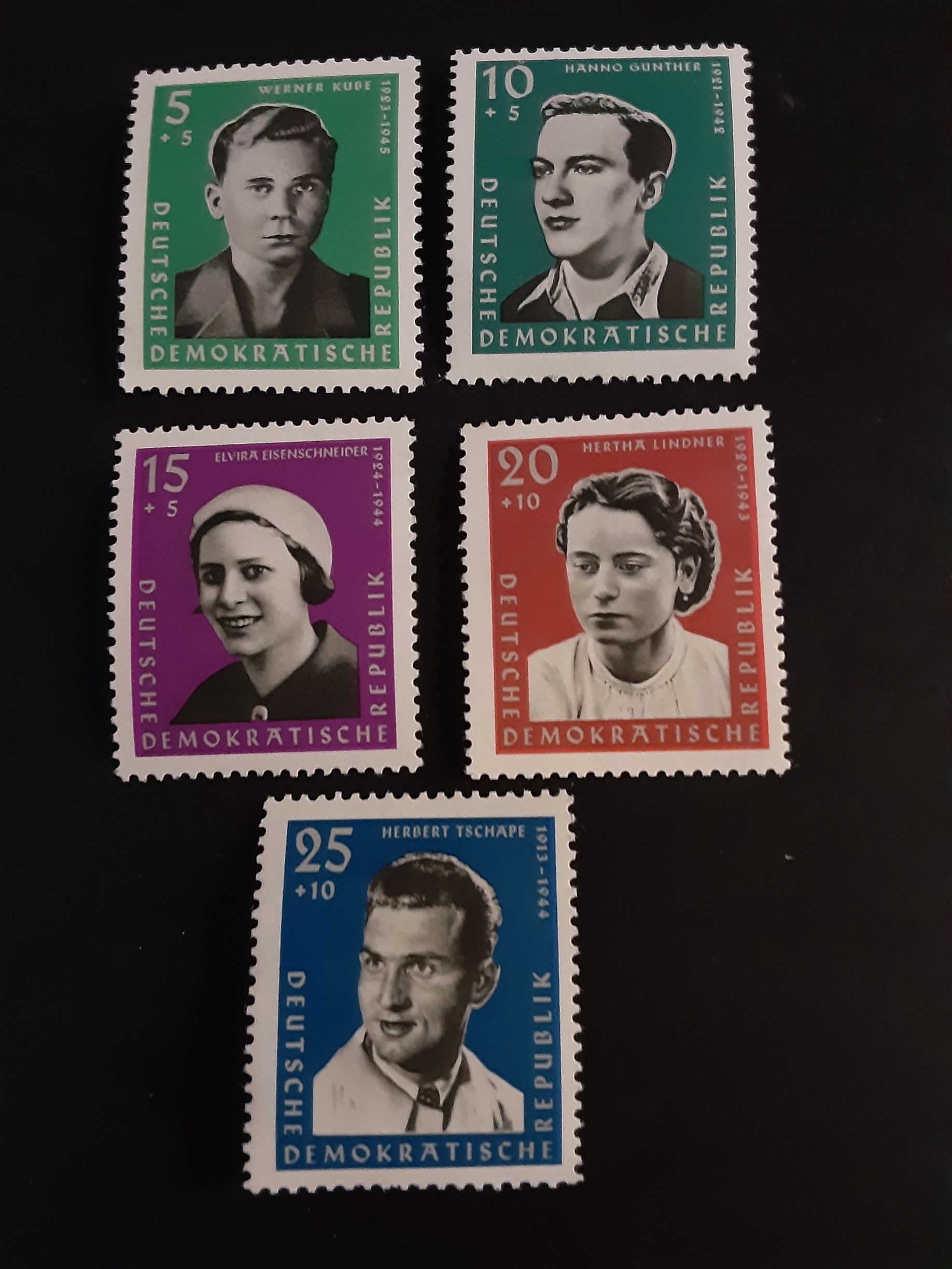+German Democratic Rep. #B71-B75 MNH | Europe - Germany & Colonies - Germany, Semi-Postal Stamp ...