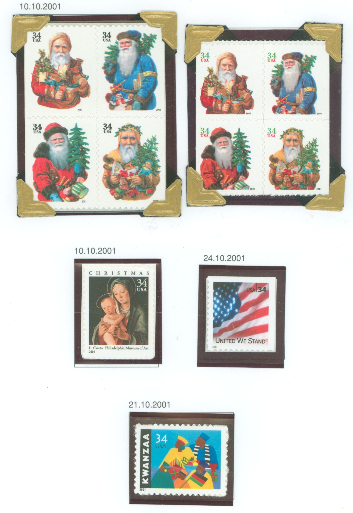 United States #3536/3549b Single (Complete Set) (Art) | United States ...