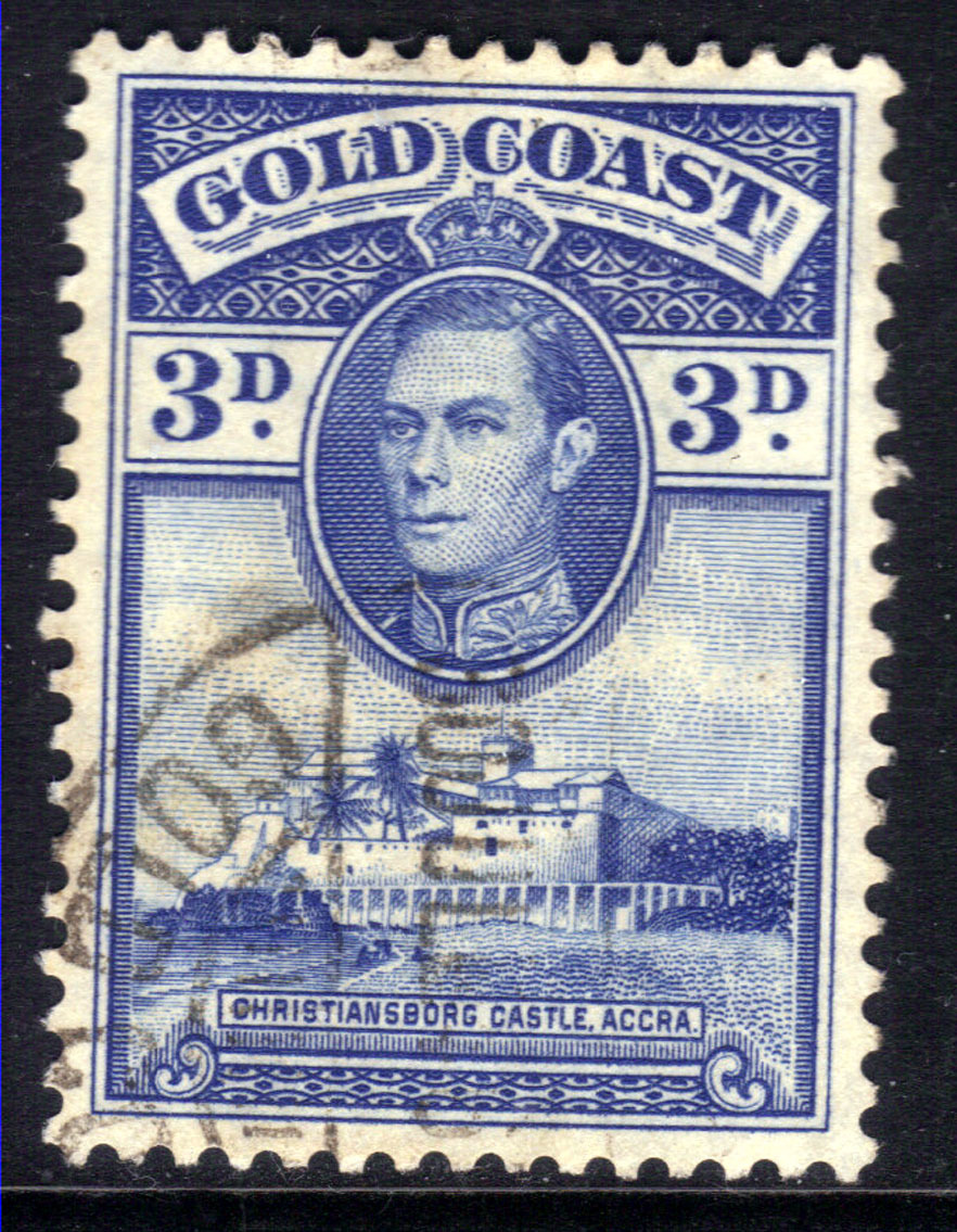 Gold Coast 1938 - 43 KGV1 3d Blue Used SG 124a ( M626 ) | Africa ...