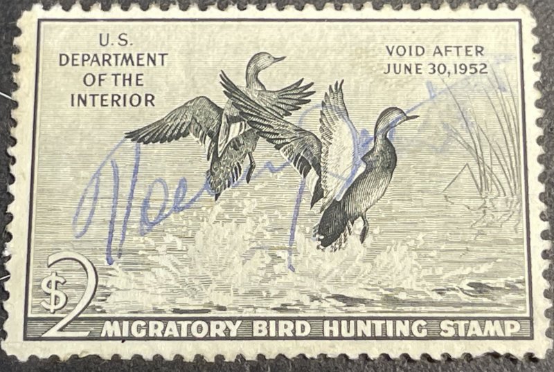 U.S.# Rw18-Used---Federal Duck Stamp---Single---1951 | United States ...