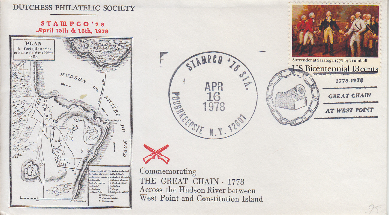 1978 USA The Great Chain st West Point (Scott NA) Stampco Event ...