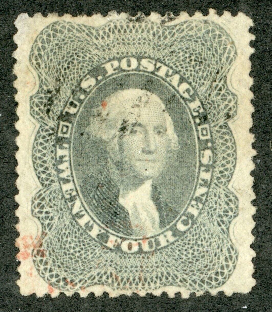 US Stamp #37 Washington 24c - PSE Cert - Used - CV $400.00 - See ...