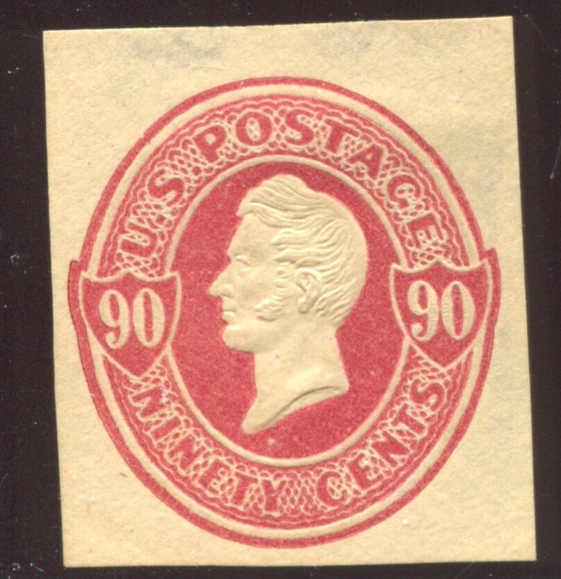 U213 Perry on Cream Unused Cut Square with PF Cert MV102 | United ...