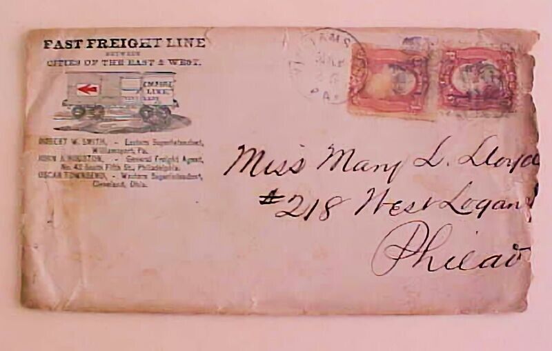 US Picture AD Empire Line Fast Freight Line Cleveland Ohio E. Grill ...