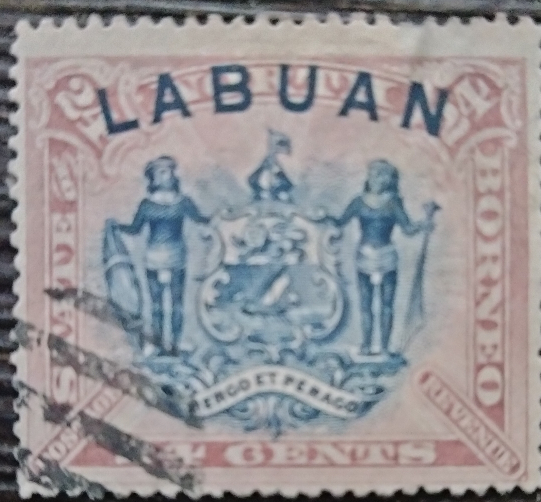 Labuan used hinged stamp | Worldwide - Indian Ocean, Stamp / HipStamp