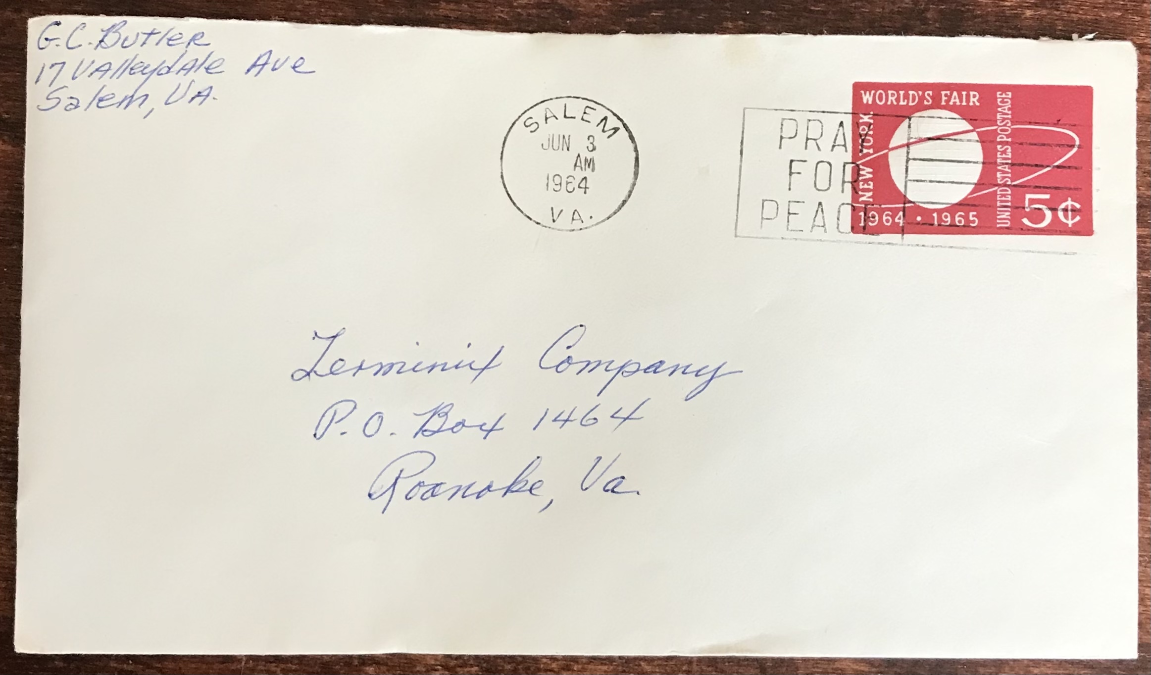 US #U546 Used Entire Envelope NY World# Fair SCV $2.00 L20 | United ...