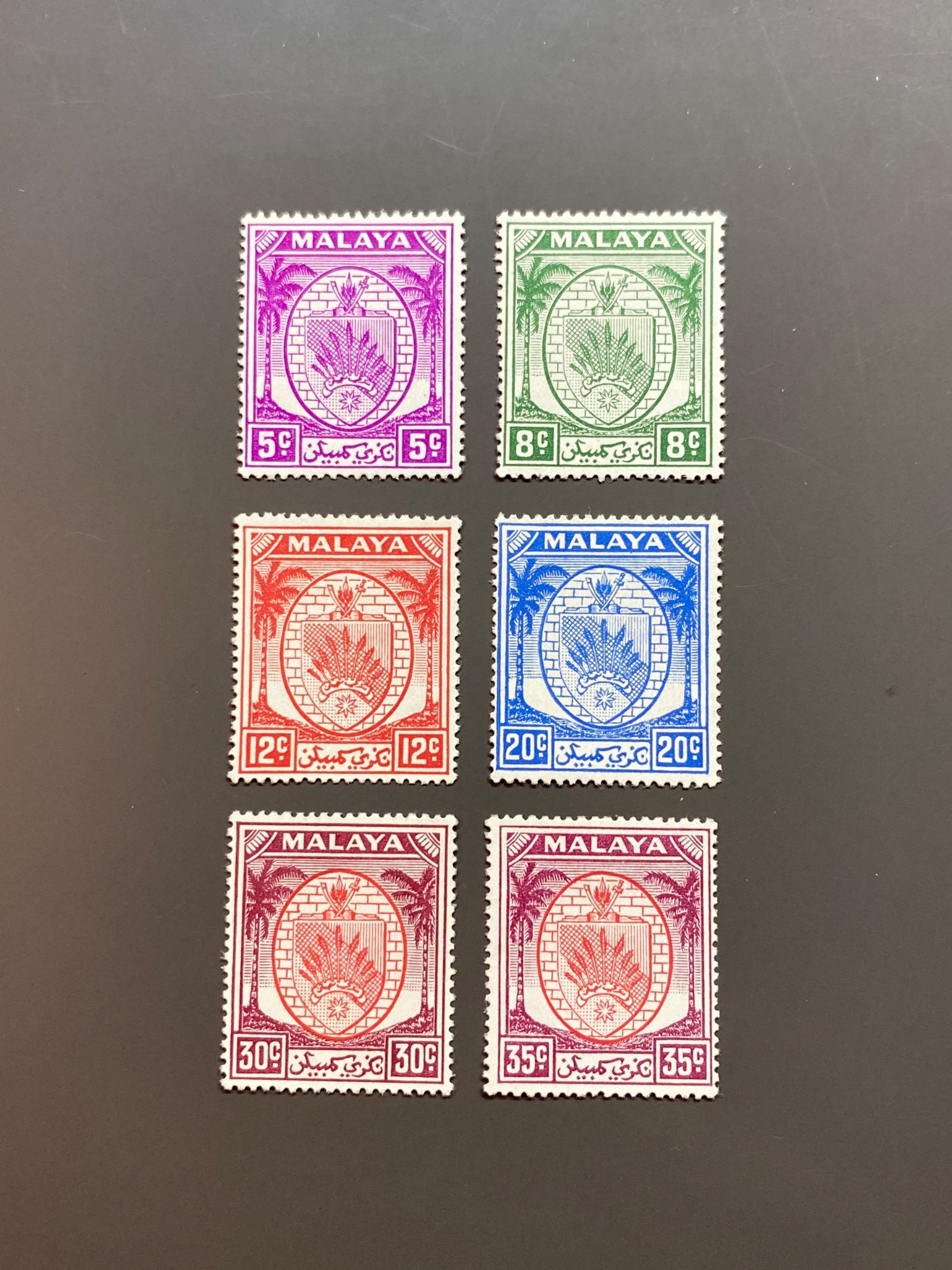 Negri Sembilan 42,45,47,50,52-53 F-VF MH. Scott $ 17.50 | Asia ...