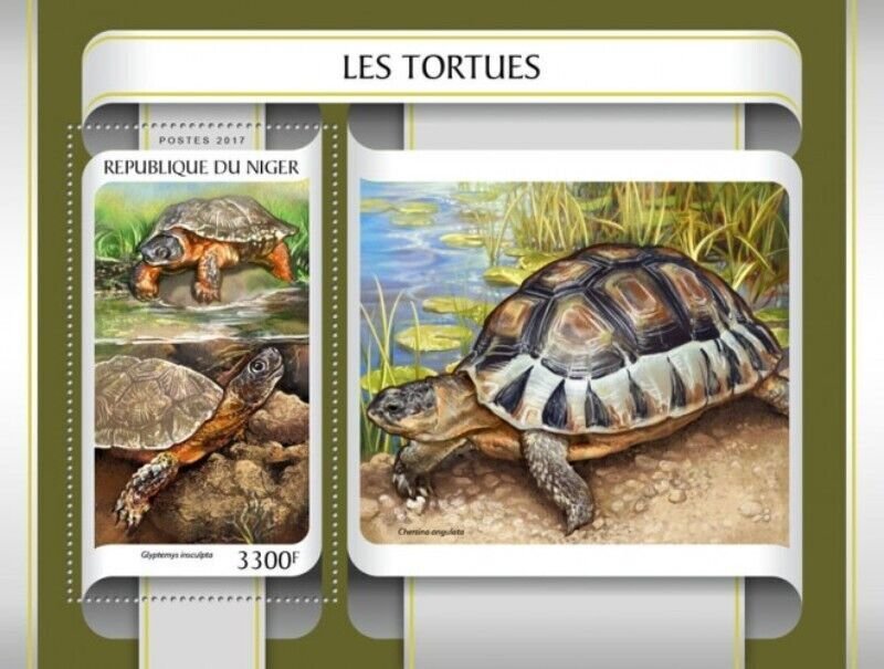 Niger - 2017 Turtles on Stamps - Stamp Souvenir Sheet - NIG17207b ...