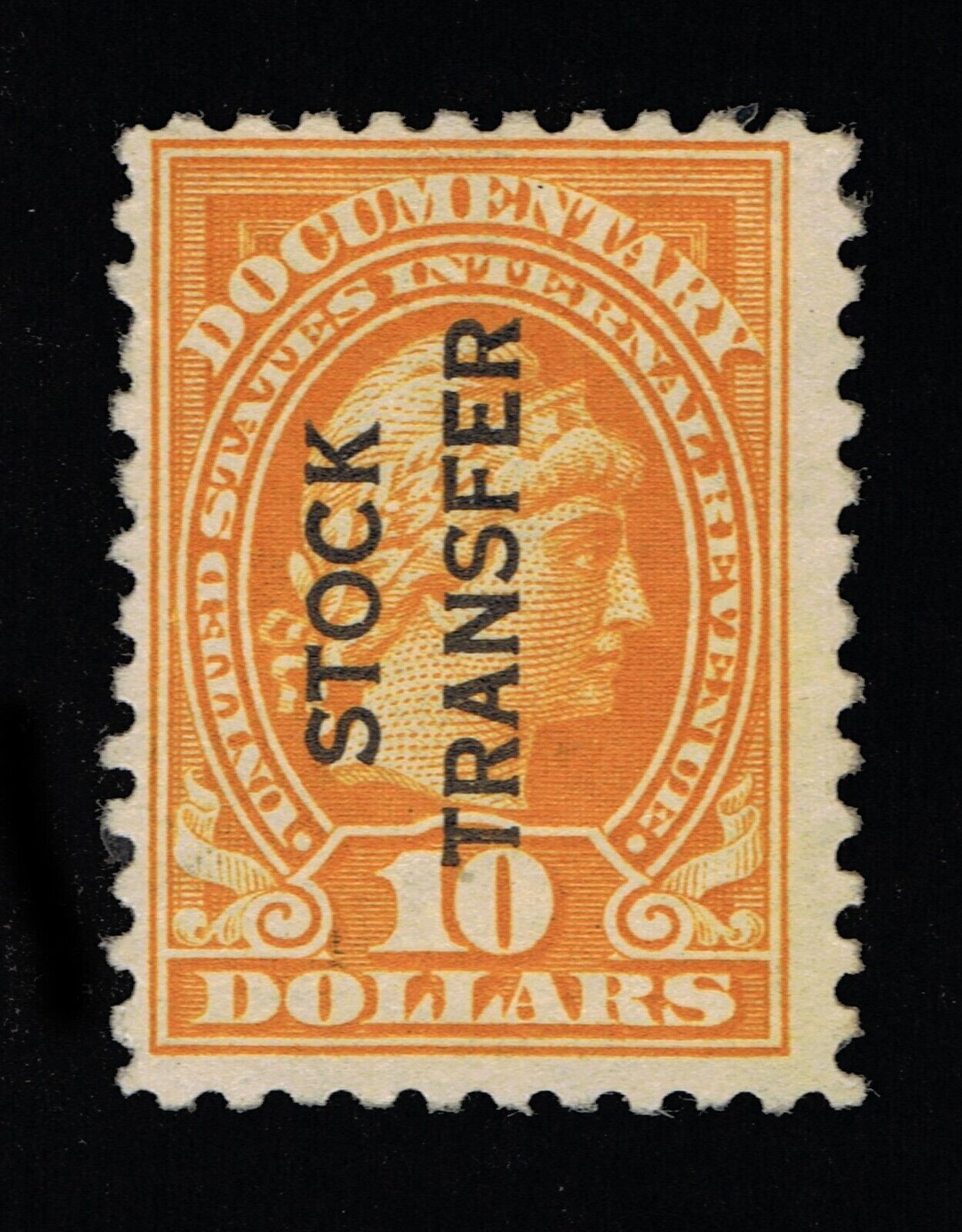 Excellent Genuine Scott #Rd32 F-Vf Mint OG H 1928 Orange Stock Transfer ...