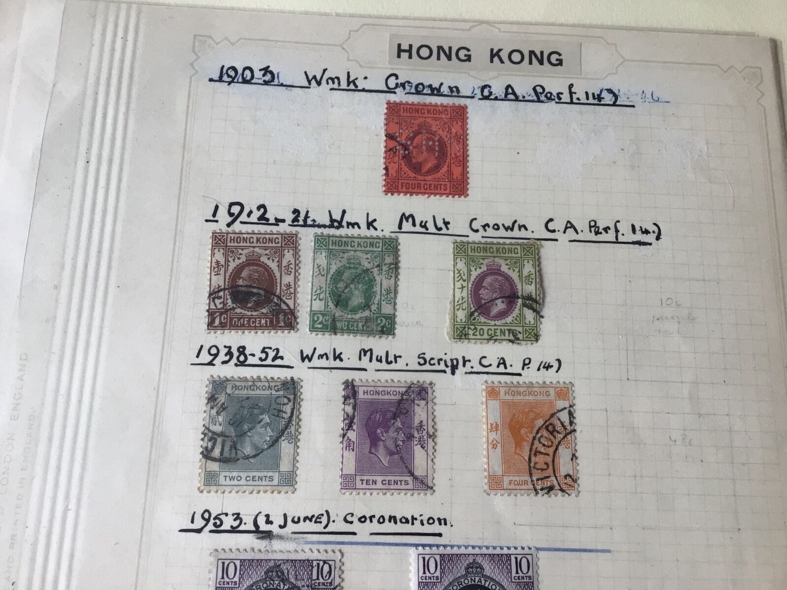 Hong Kong stamps collection on page Ref 54338 | Asia - Hong Kong, Stamp ...