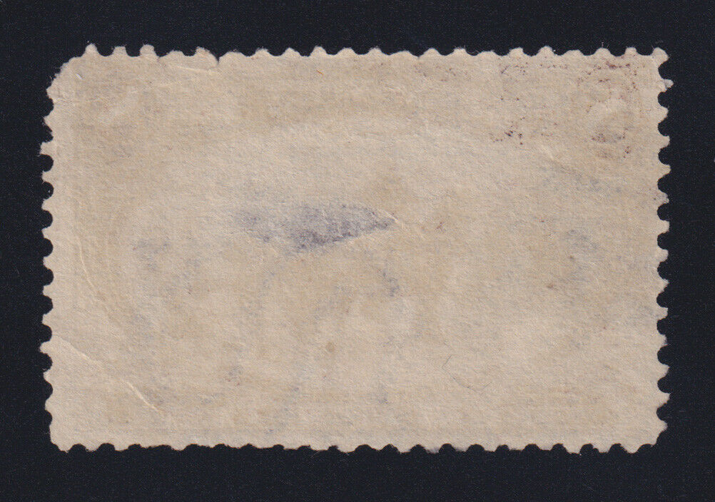 US Trans Mississippi Stamp #289 8c "Troops Guarding Train" Used faulty ...