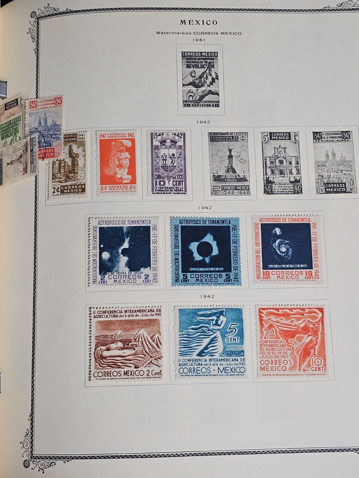 Mexico Stamp Collection in Scott Specialty Album | Central & South ...