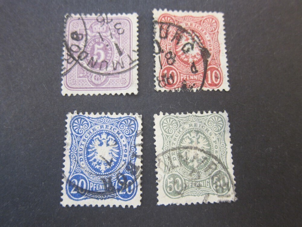 Germany 1875 Sc 30-2,35 FU | Europe - Germany & Colonies - Germany ...