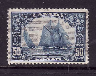 Canada-Sc#158-used 50c Bluenose-Ships-1929-id217- | Canada, General ...
