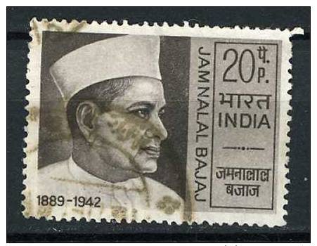 India 1970 - Scott 526 used - 20p, jammalal Bajaj, Patriot | Asia ...