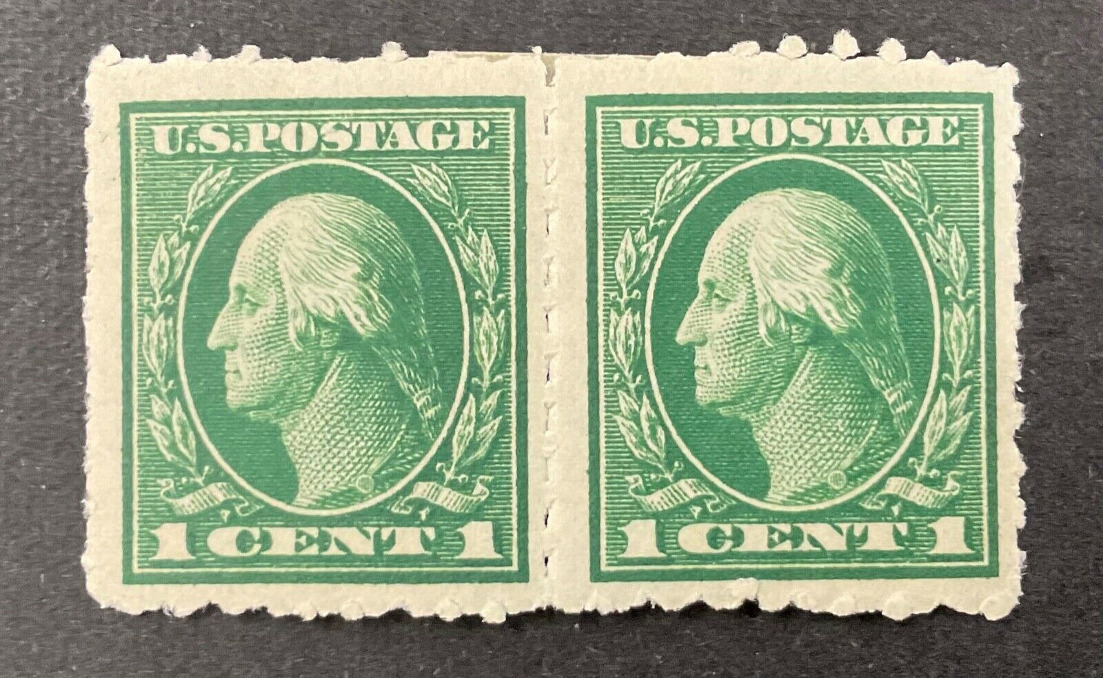 UNITED STATES #408 & #409, 1912, Kansas City Roulette, pairs. FVF, MHR ...