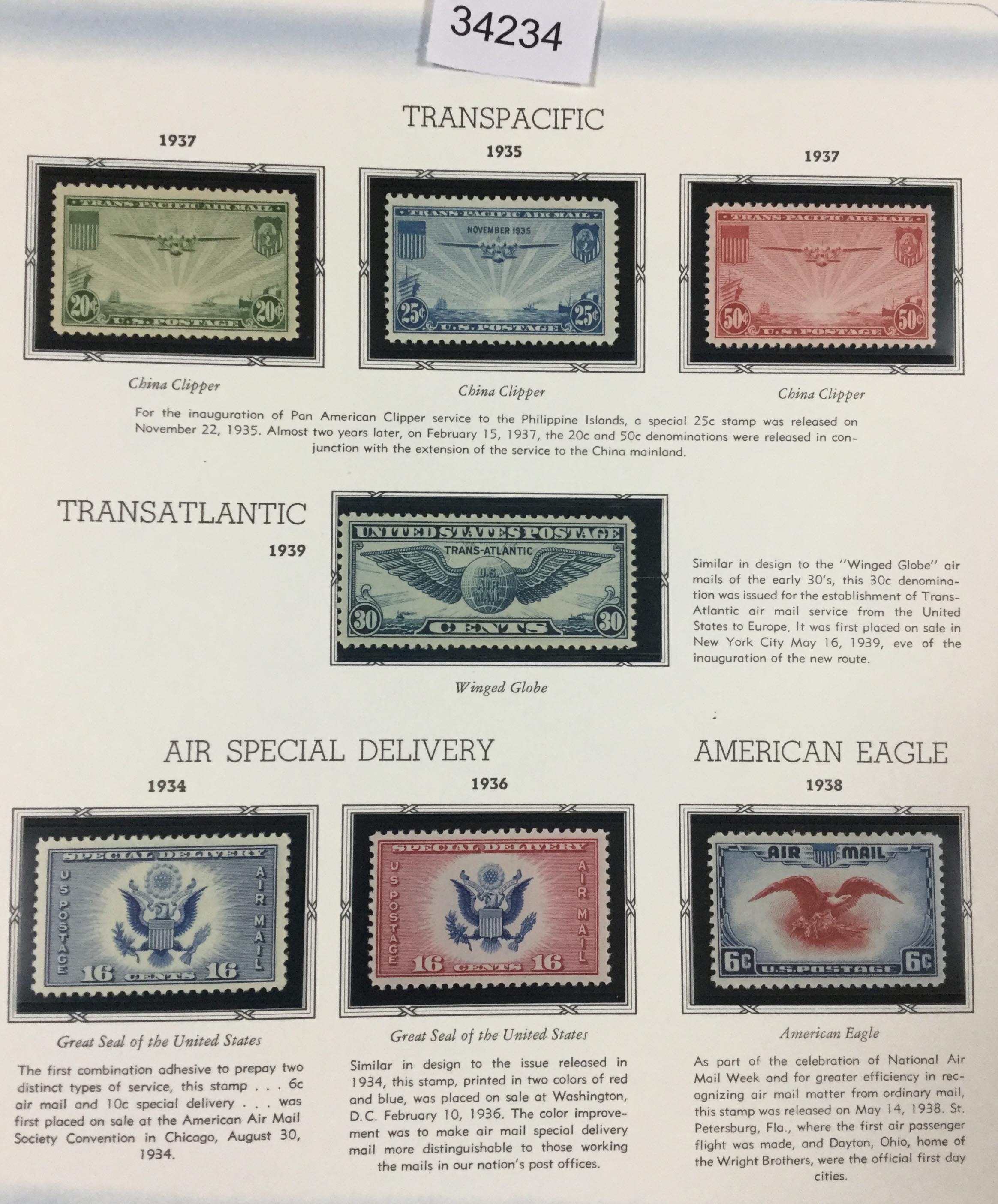US Stamps 1935 Mint OG H Collection LOT #34234 | United States, Parcel ...