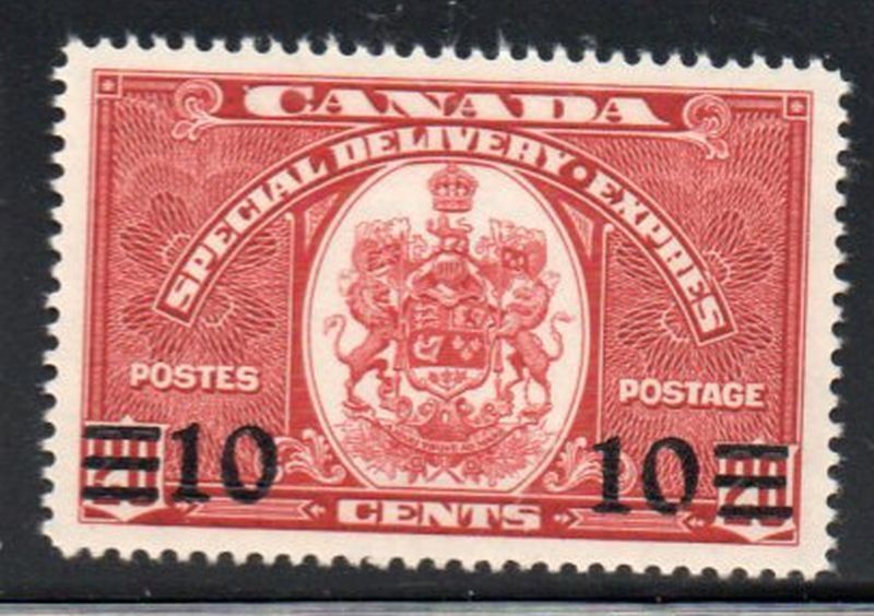 Canada Sc E9 1939 10c on 20c Special Delivery stamp mint | Canada ...