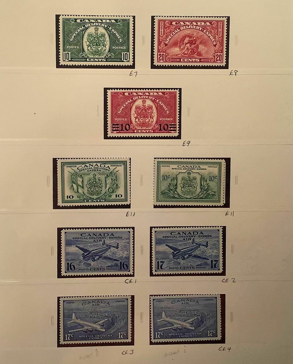CANADA COLLECTION, Mint, 1851-2013, 8 SAFE Hingeless Albums, Scott ...