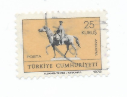 Turkey 1972 Scott 1911 used - 25k Statue of Ataturk, Ankara | Europe ...
