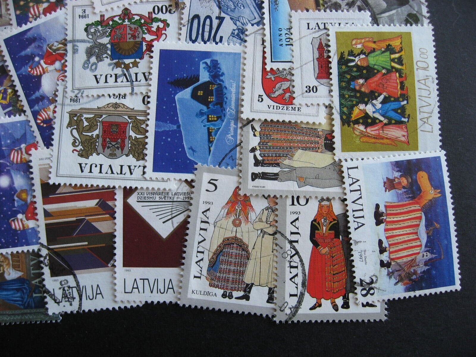 Latvia collection 44 different U, M up to 2003 era check them out ...