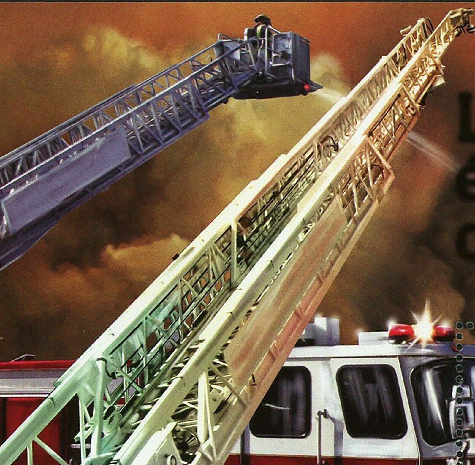 Fire Engines Stamp Firefighter Pierce 105 Rear Mount Ladder S/S MNH ...