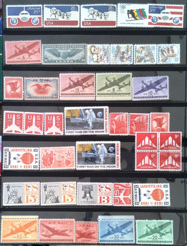 Small Collection - Unused - Airmails | United States, Revenues Stamp ...