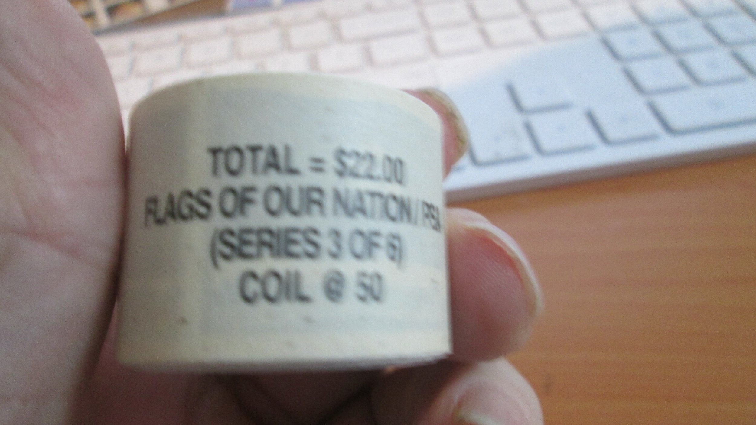 Flags of Our Nation 44c US Postage Coil Roll of 100 stamps #4293-4302 ...