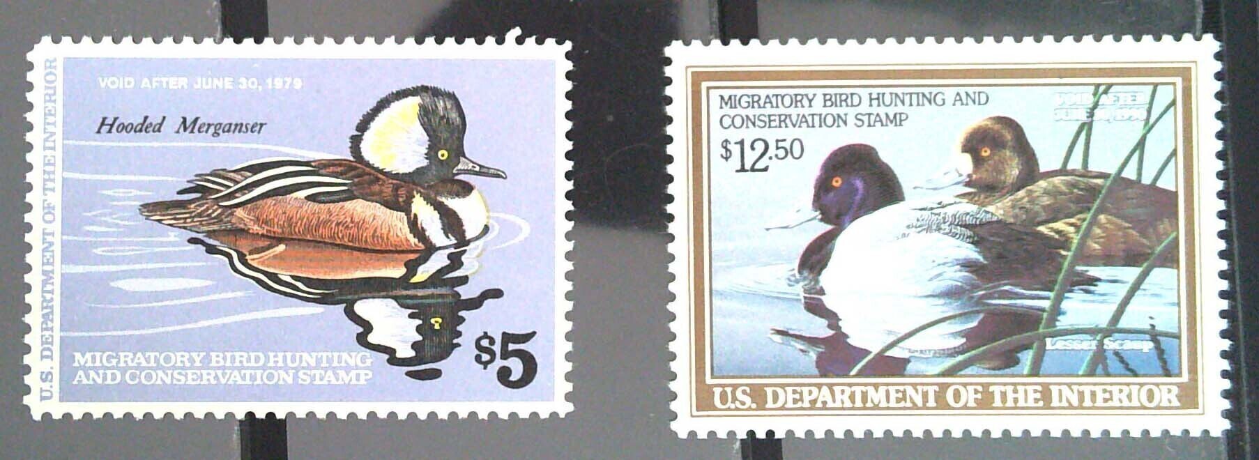 Scott #RW45&56 - VF - Hunting Permit Stamps - MNH - Lot - 1978&89 ...