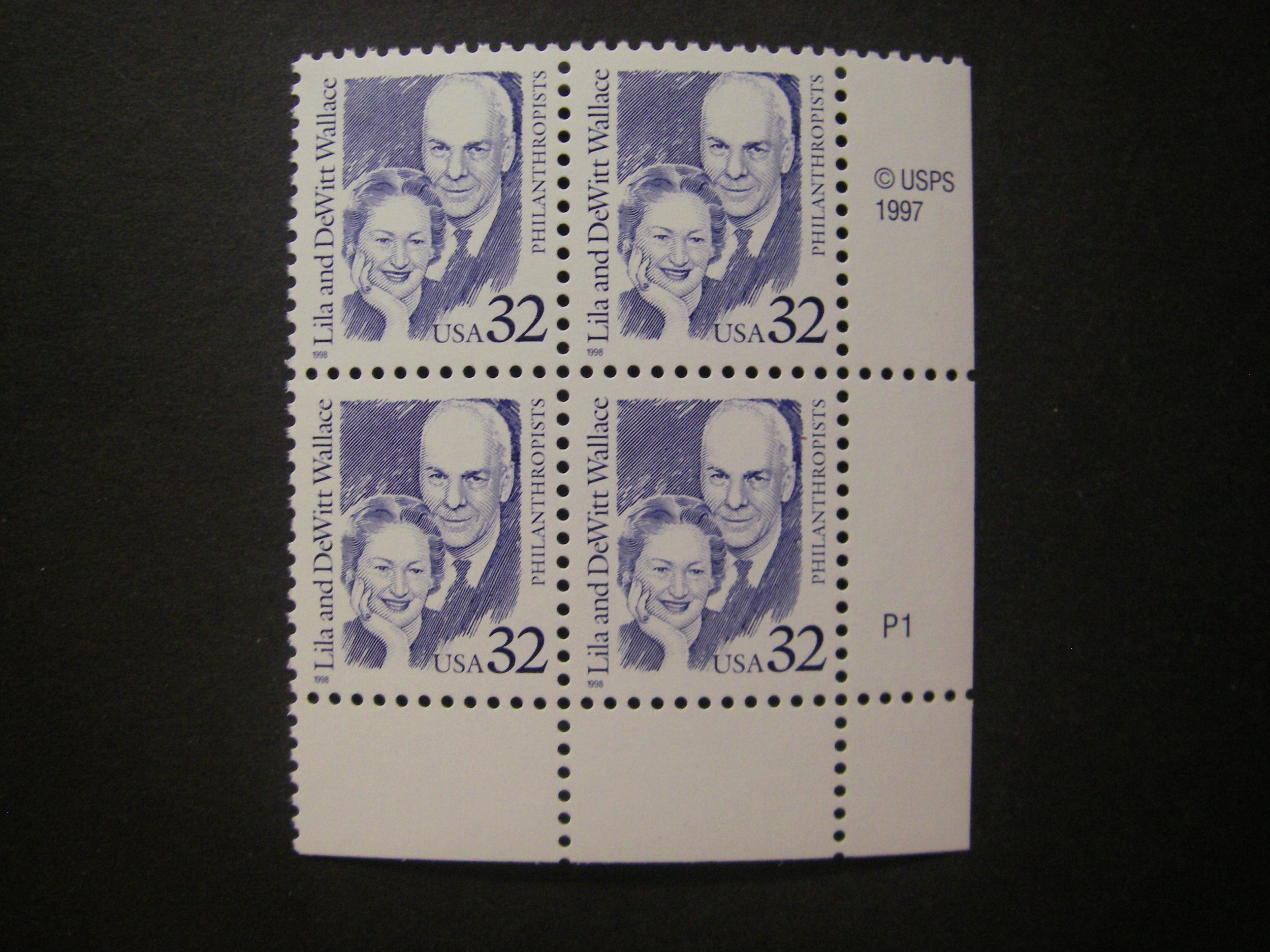 Scott 2936, 32c Wallace PB4 #P1 LR, MNH Great Americans Beauty | United ...
