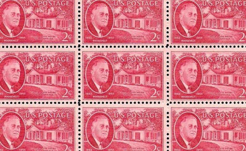 1945 - FDR & WARM SPRINGS - #931 Full Mint -MNH- Sheet of 50 Postage ...