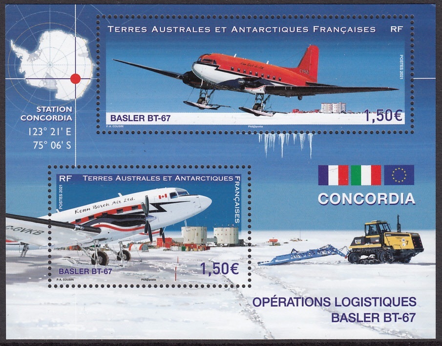 Taaf France Antarctic 2021 Aircrafts Concordia Basler Avions Flugzeuge ...
